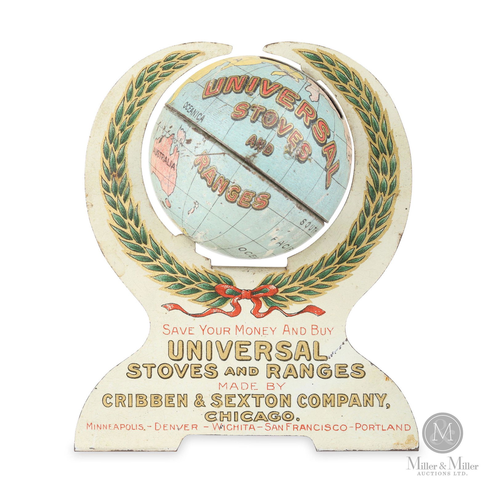 Cribben & Sexton Co., Universal Stoves and Ranges Still Bank (#0083) on ...