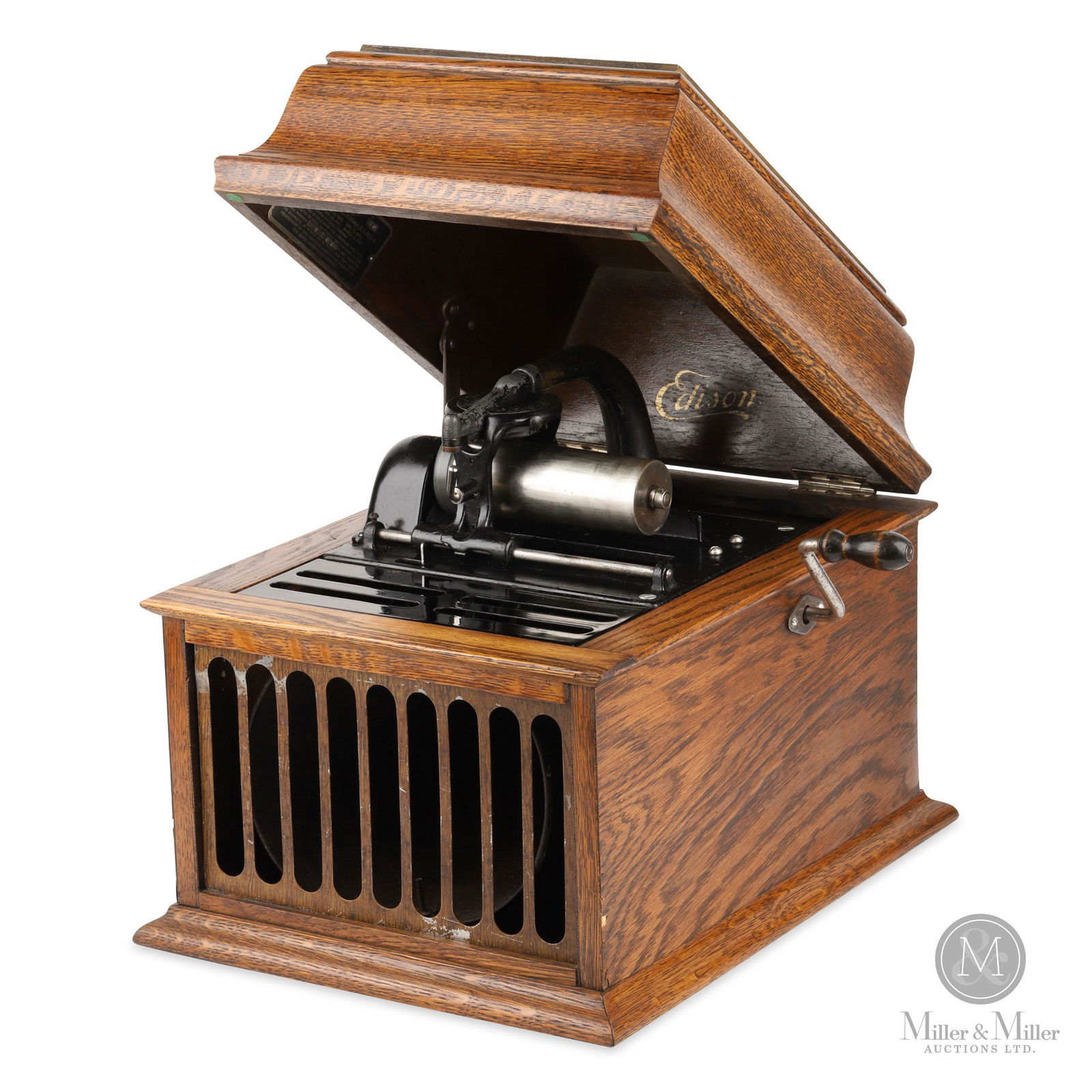 Edison Amberola 30 Cylinder Phonograph (#0215) on Mar 19, 2022 | Miller ...