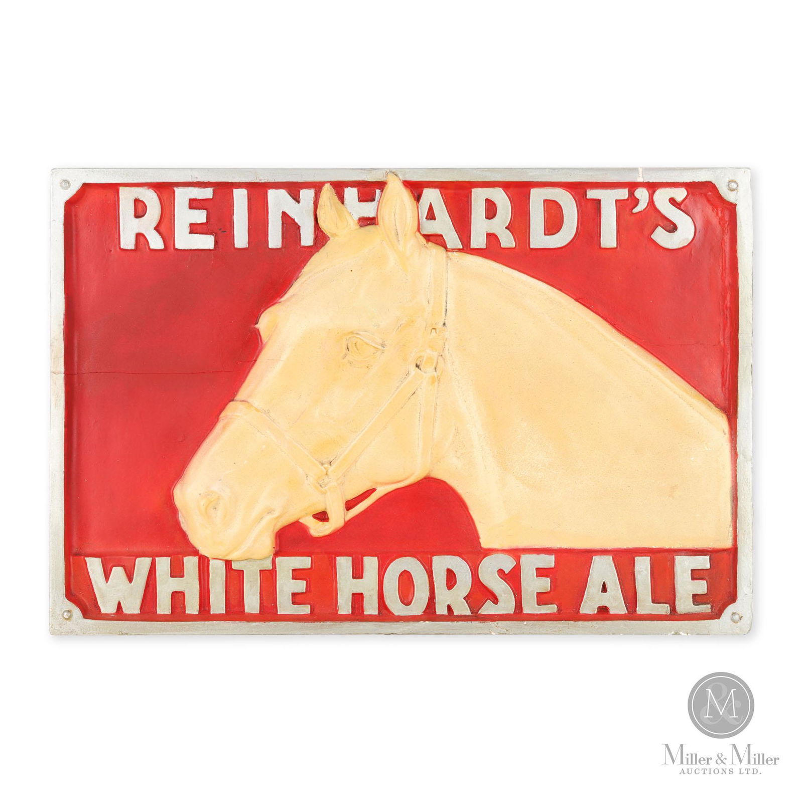 Reinhardt's White Horse Ale Sign (#0048) on Apr 23, 2022 | Miller ...