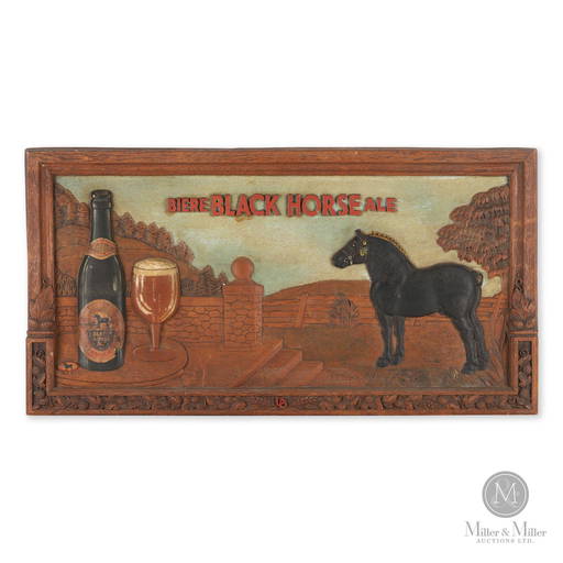 Dawes Black Horse Ale Composite Sign