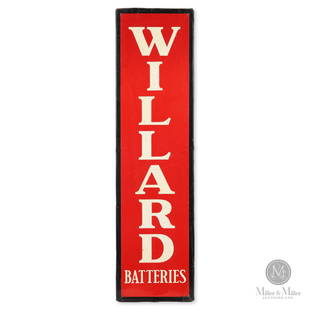 Willard Batteries 1959 Vertical Sign