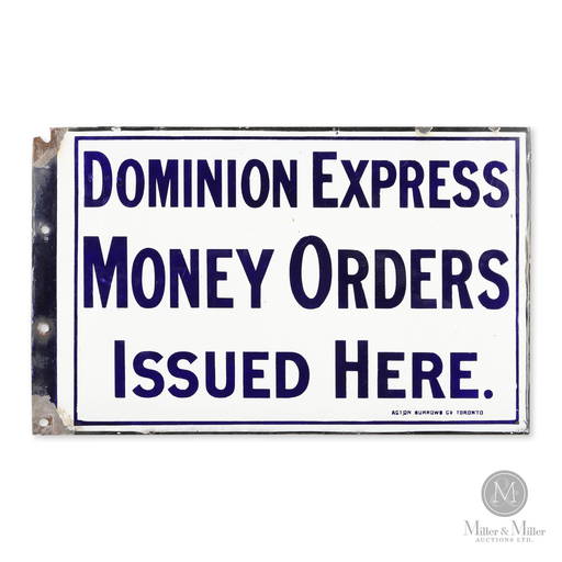 Dominion Express Money Orders Sign