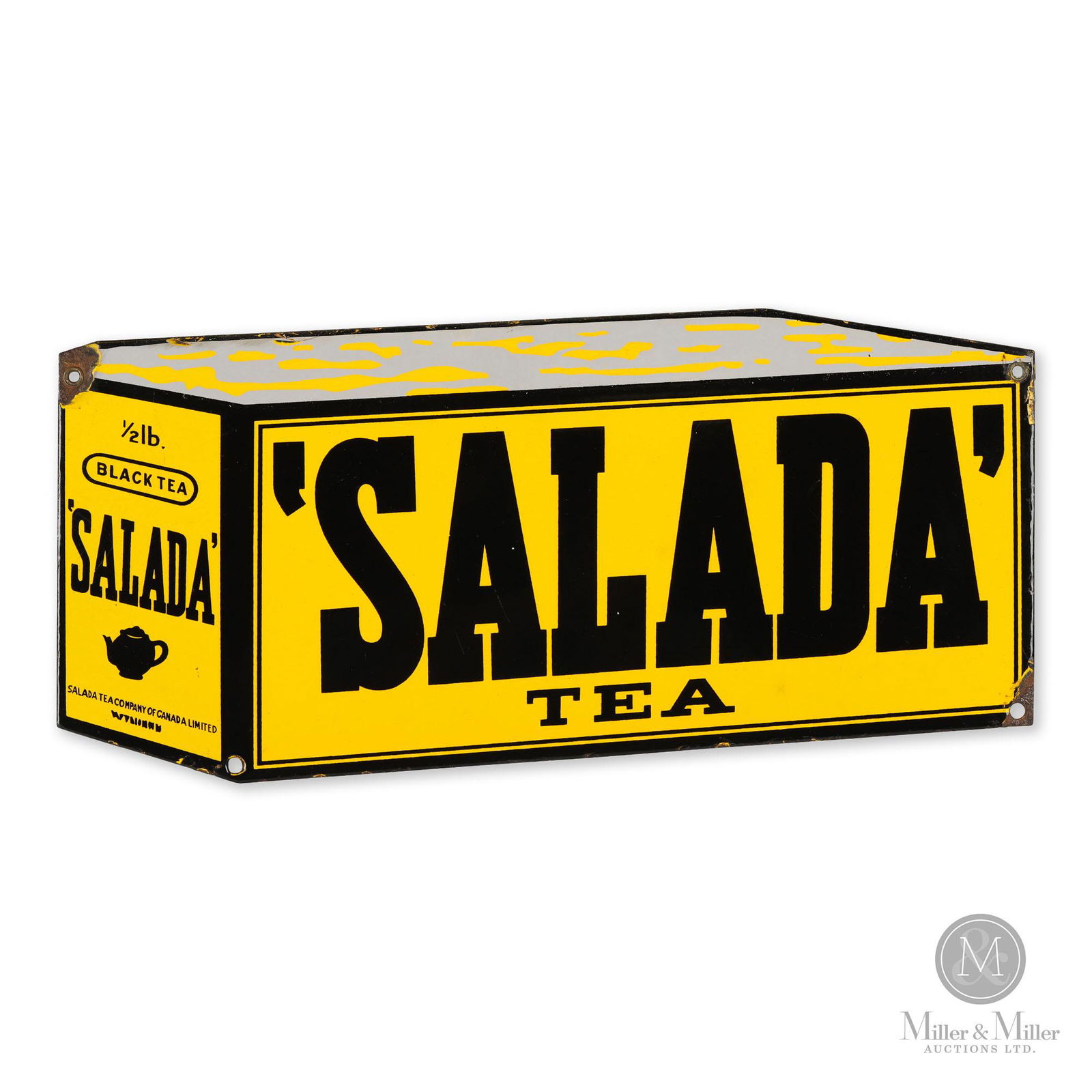 Salada Tea Box Sign