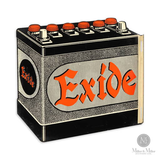 Exide Batteries Flange Sign