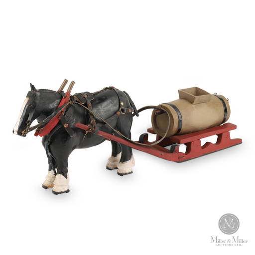 Horse Drawn Maple Sap Barrel Sled