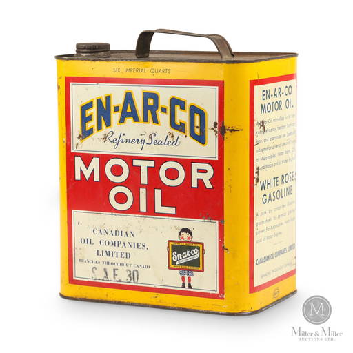 Enarco Motor Oil 6 Quart Tin