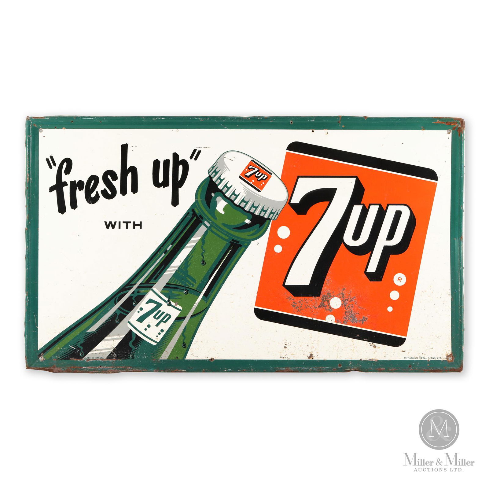 Seven Up "fresh Up" Sign