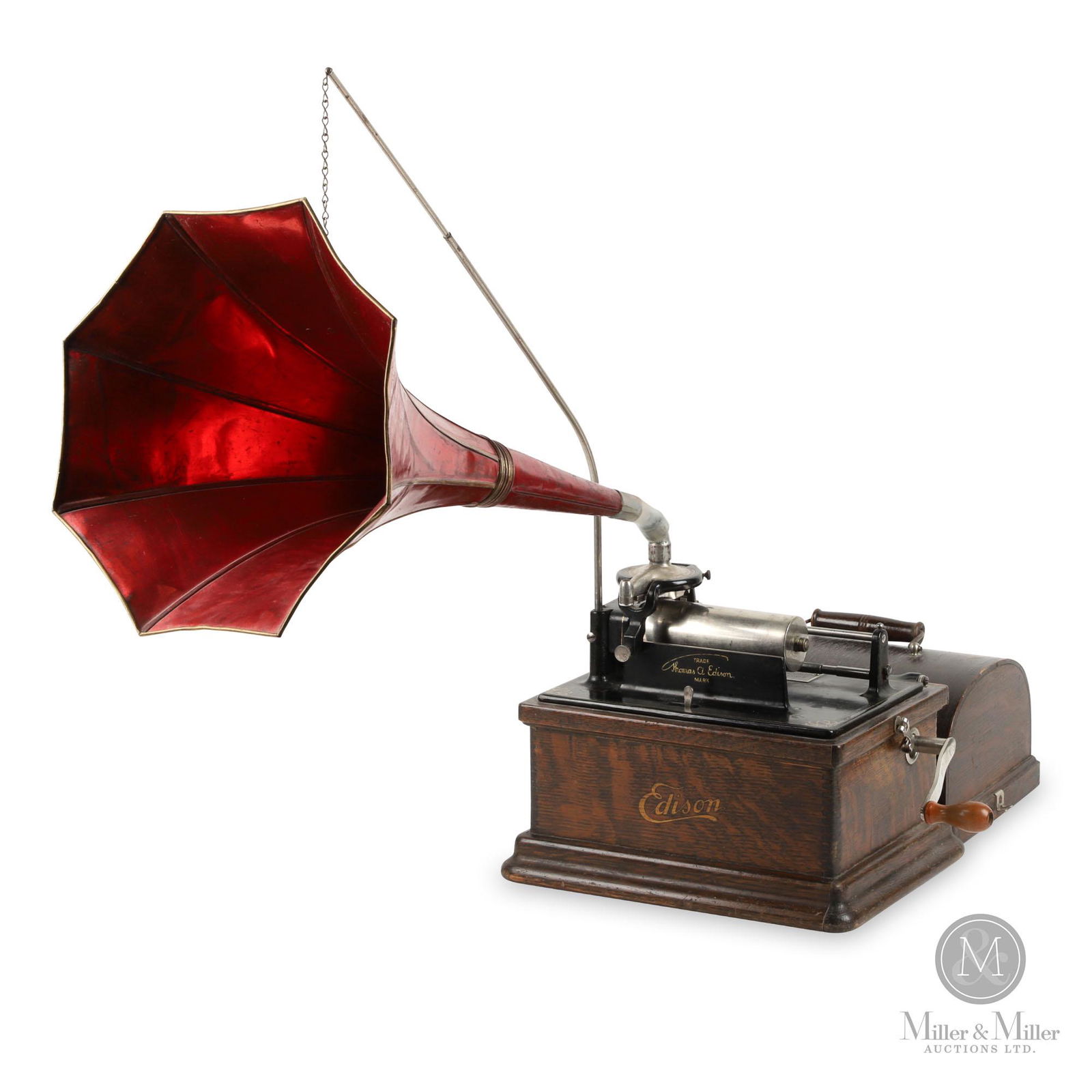 Edison Model A Fireside Cylinder Phonograph Auction