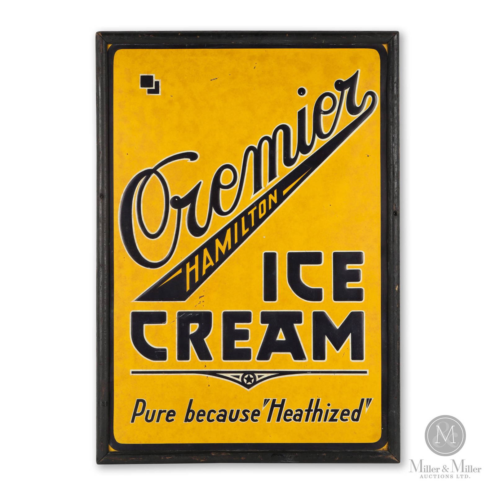 Cremier Ice Cream Hamilton, On Sign Auction