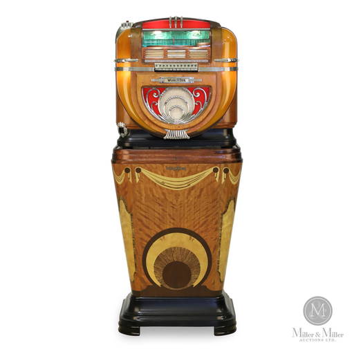 Wurlitzer Model 71 Tabletop Jukebox On Stand