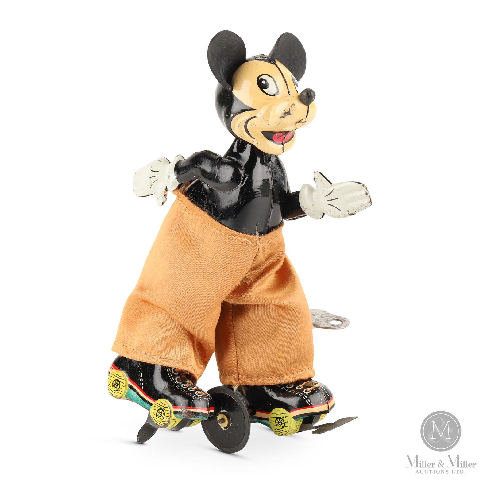 Linemar Mickey Mouse On Roller Skates