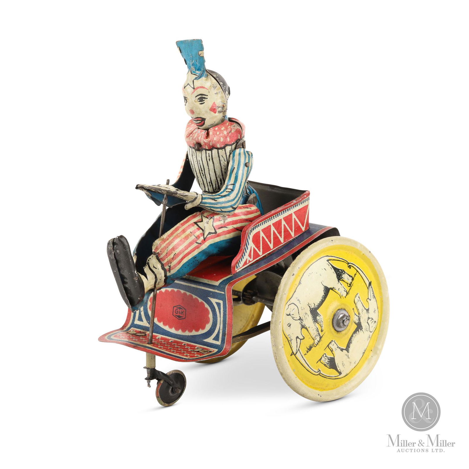 Greppert And Kelch Clown Cart Auction