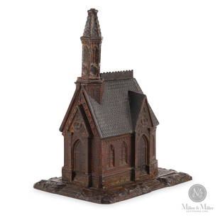 Cast Iron Church Steeple Still Bank