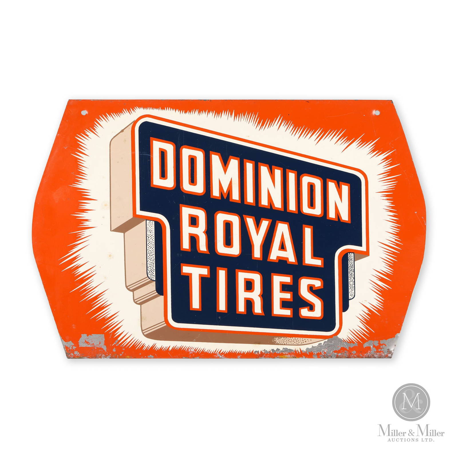 Dominion Royal Tires Sign Auction