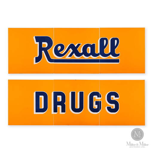 Rexall 20' Drug Store Sign