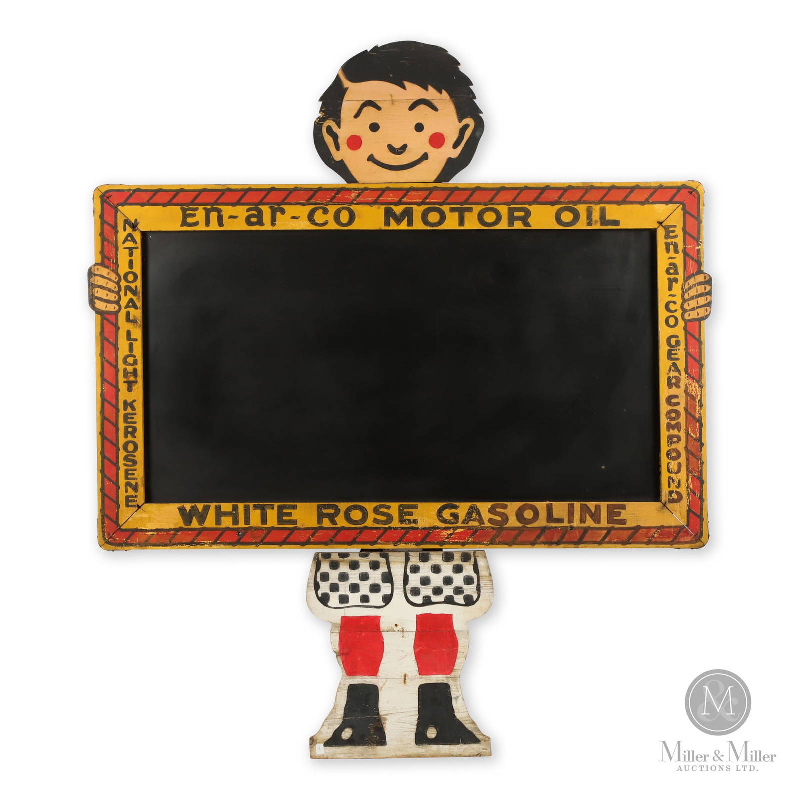 White Rose "slate Boy" Chalkboard Sign - Sep 16, 2023 | Miller & Miller ...