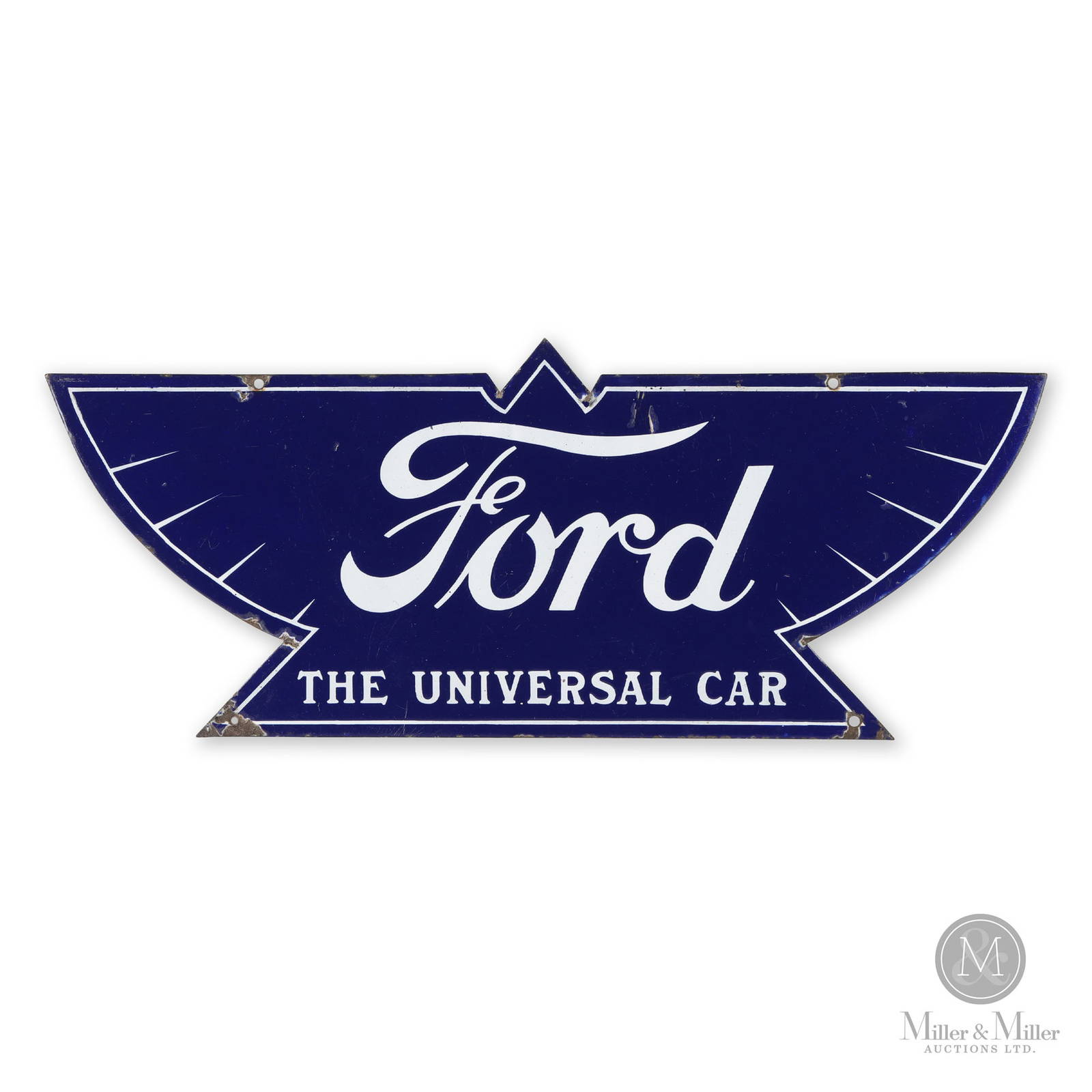 Ford Agency "winged Pyramid" Sign Auction