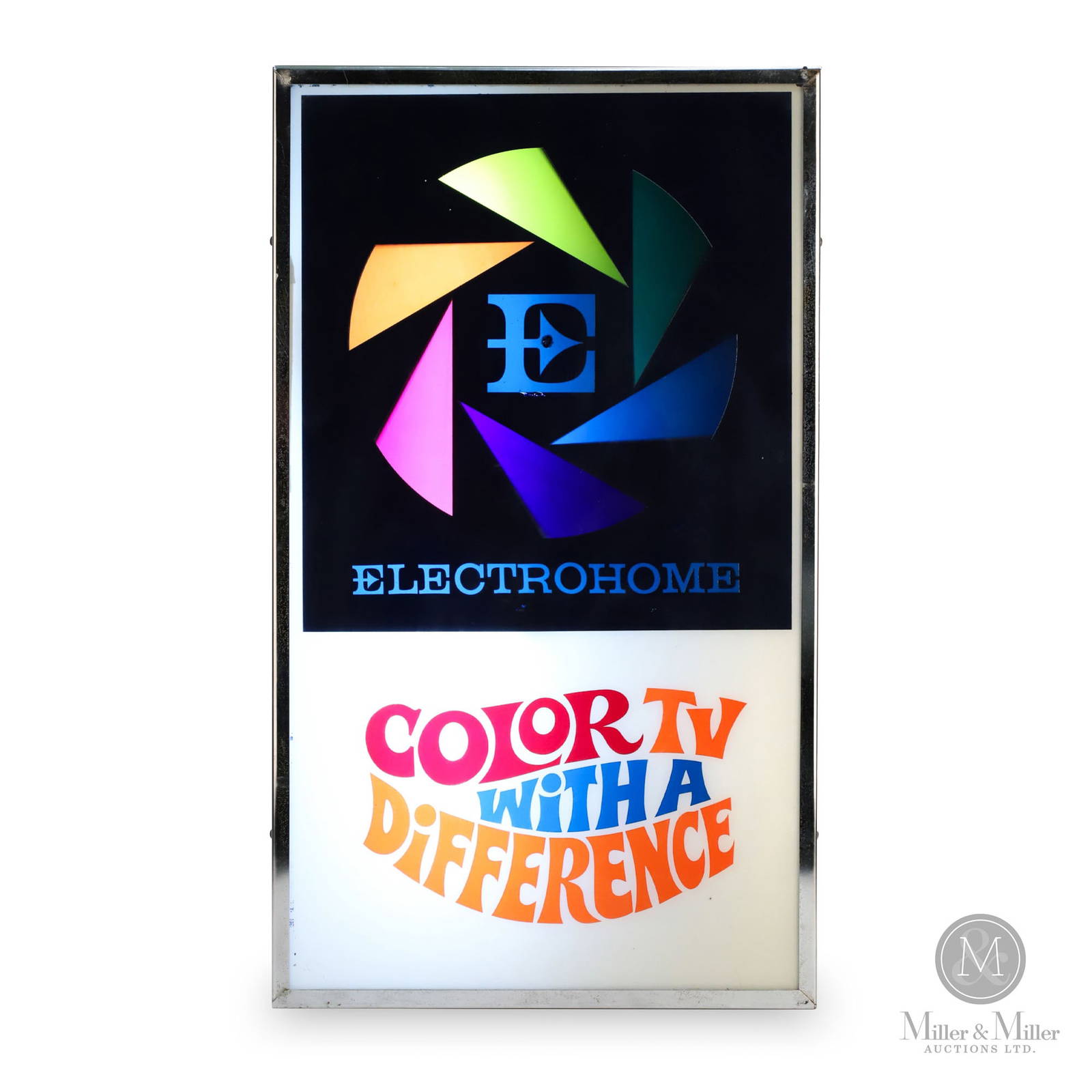 Electrohome Color Tv Animated Sign Auction