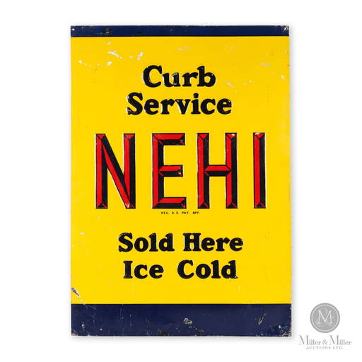Nehi Soda Curb Service Sign