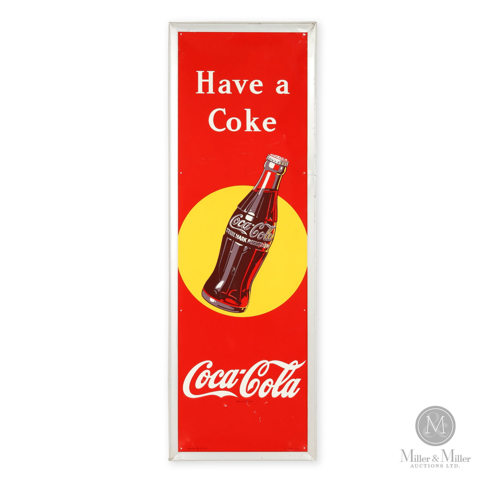 Coca Cola "bottle In Sun" Vertical Sign