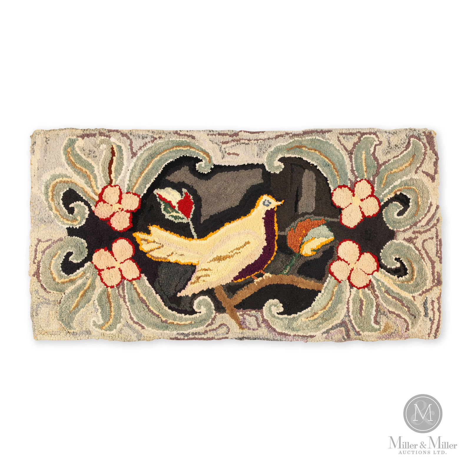 Nova Scotia Hooked Robin Mat Auction