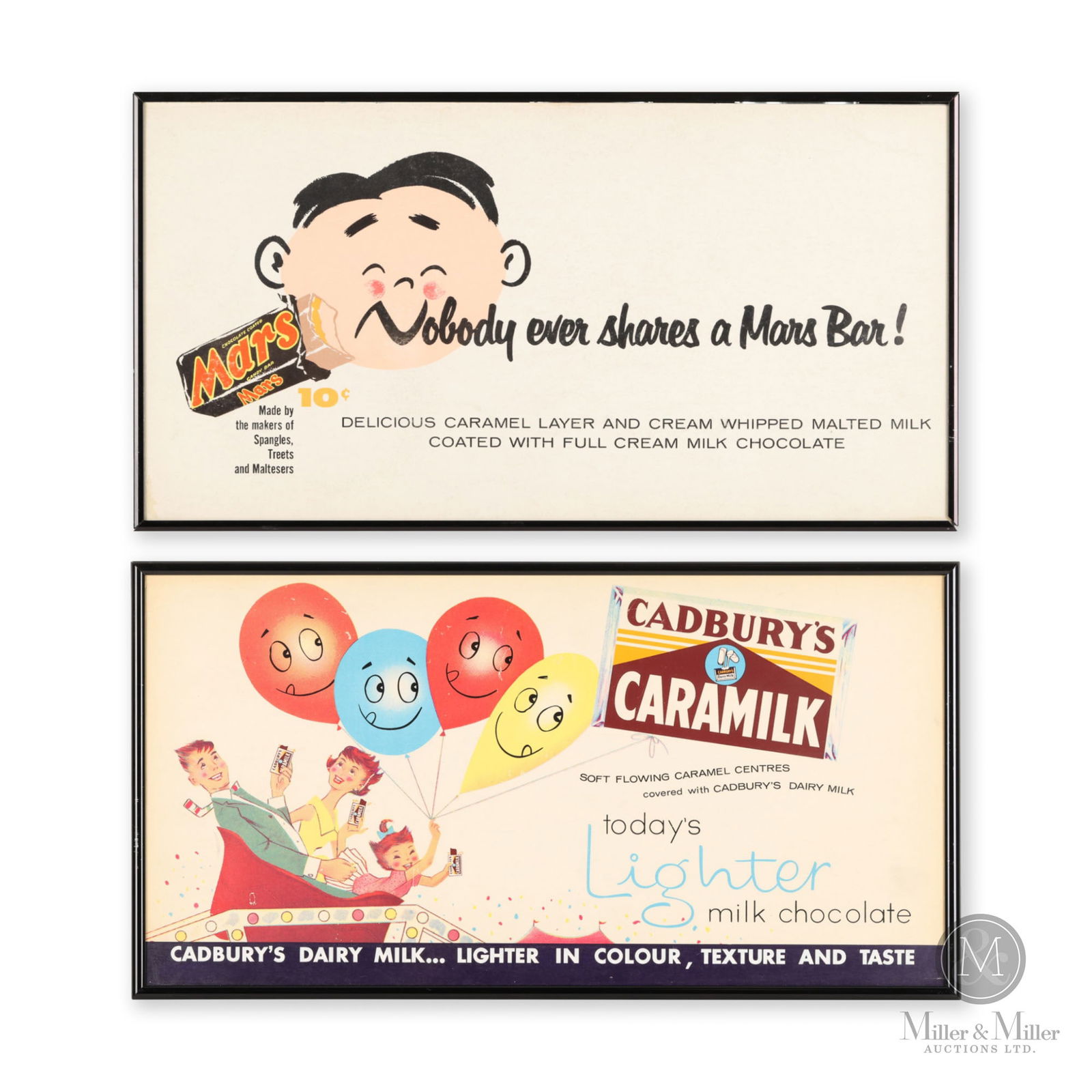 Mars & Caramilk Chocolate Bars Posters Auction