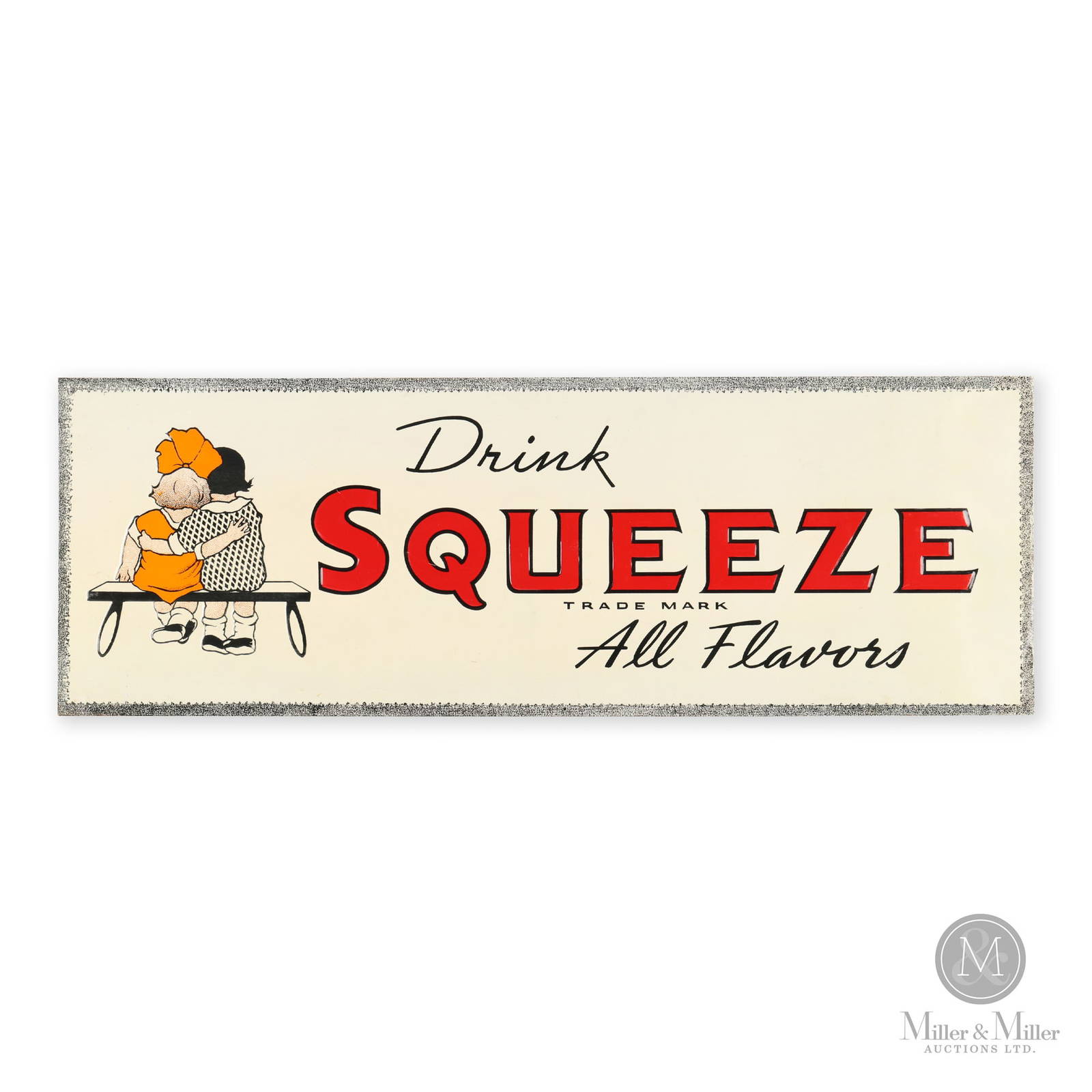 Squeeze Soda Sign Auction
