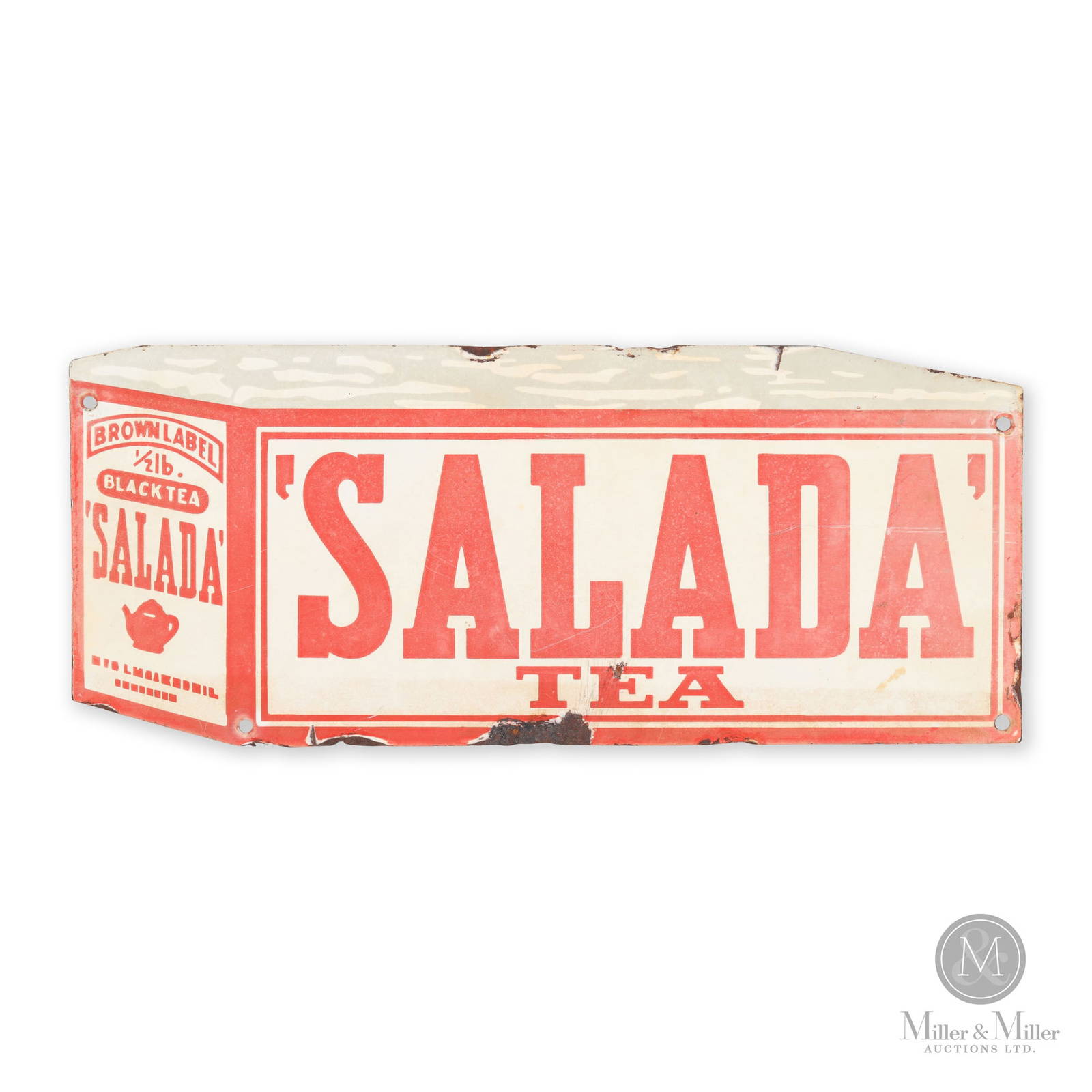 Salada Tea Box Sign Auction