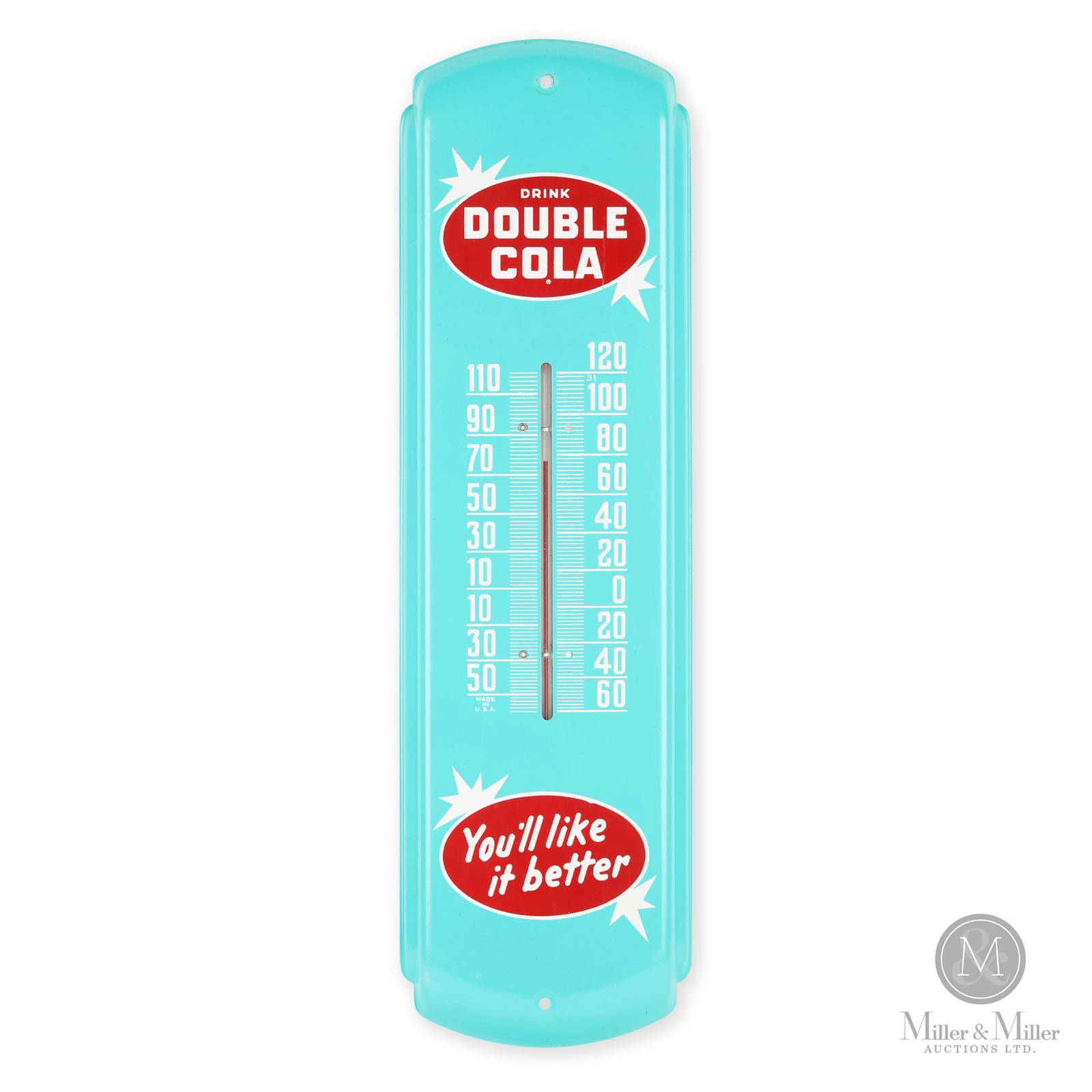 Double Cola Thermometer Auction
