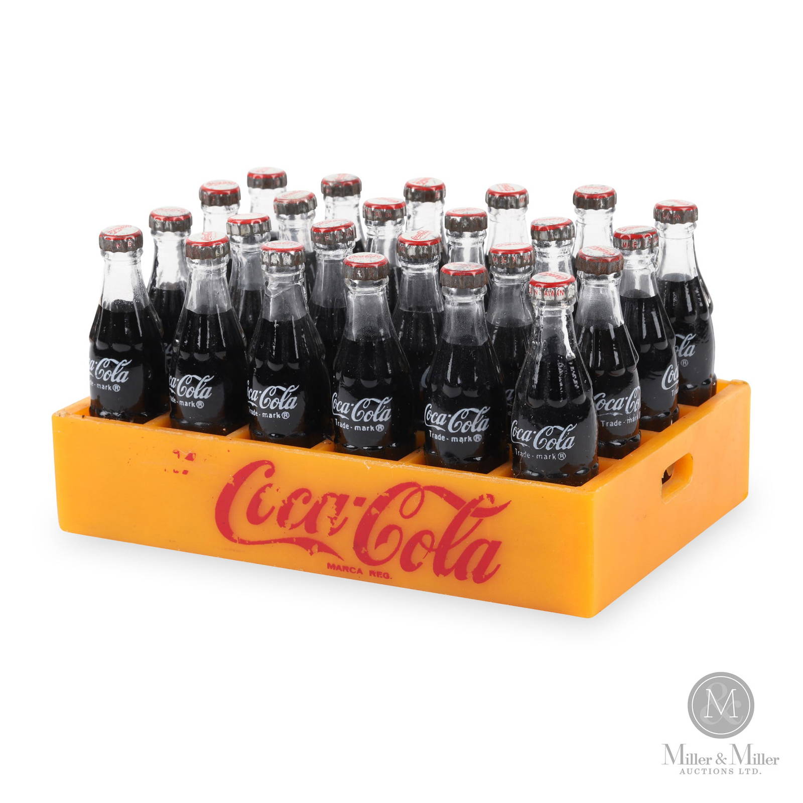 Coca-cola Miniature 24-bottle Case Auction