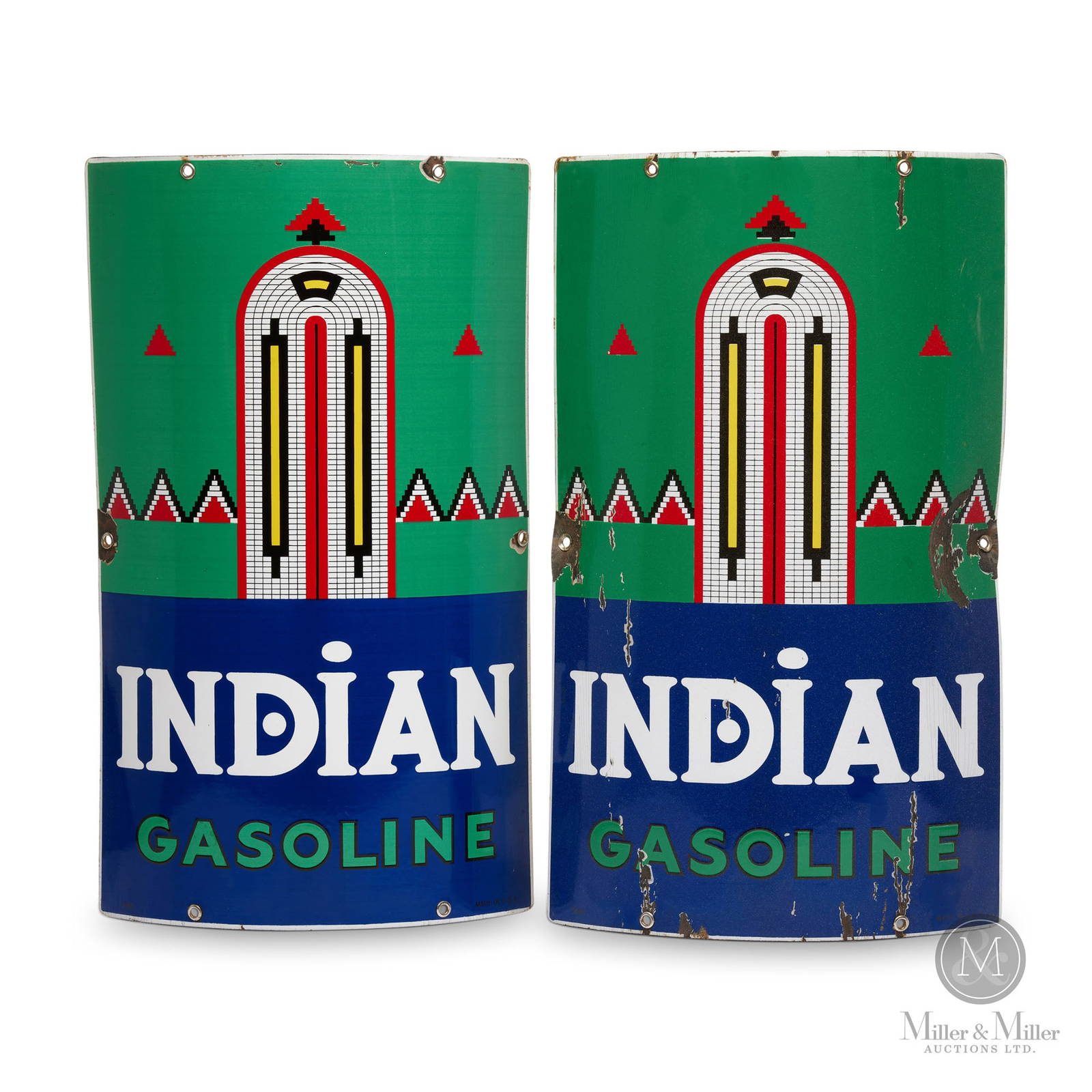 Indian Gasoline Pump Signs Auction