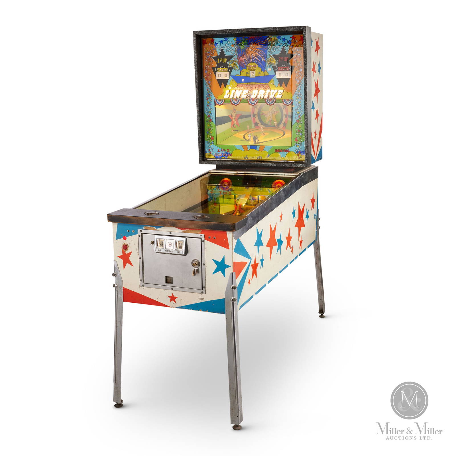 Williams Line Drive Pinball Machine Auction