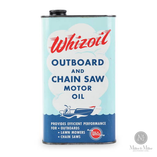 Whiz "whizoil" Outboard Motor Oil 1 Quart Can