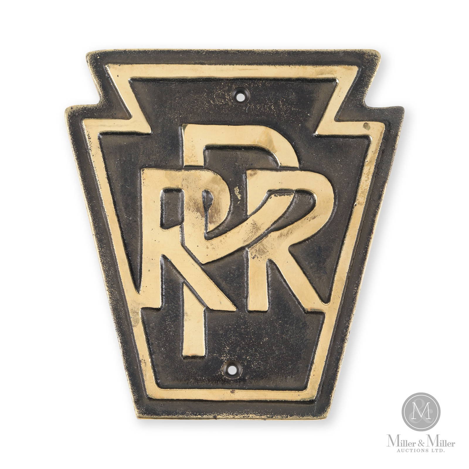Pennsylvania Railroad Keystone Plaque Auction