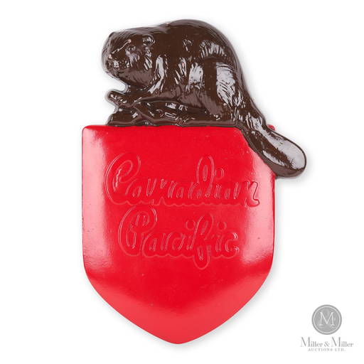 Canadian Pacific "beaver Shield" Locomotive Plaque