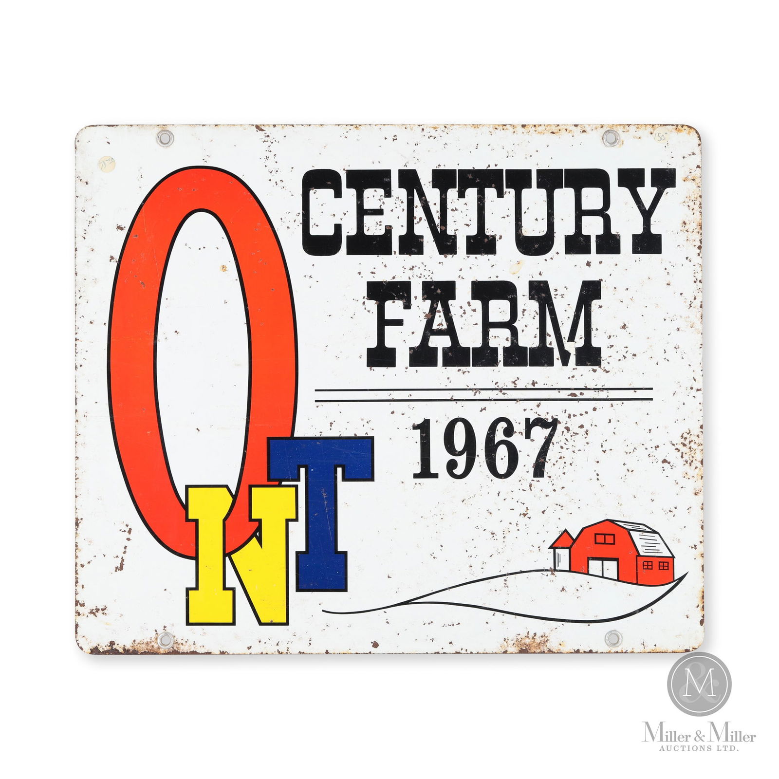 Ontario 1967 Century Farm Sign