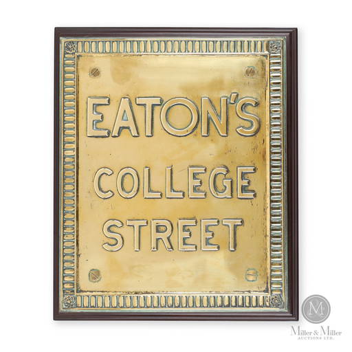 Eaton's College Street Department Store Sign
