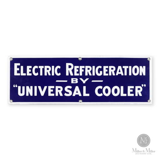Universal Cooler Electric Refrigeration Sign