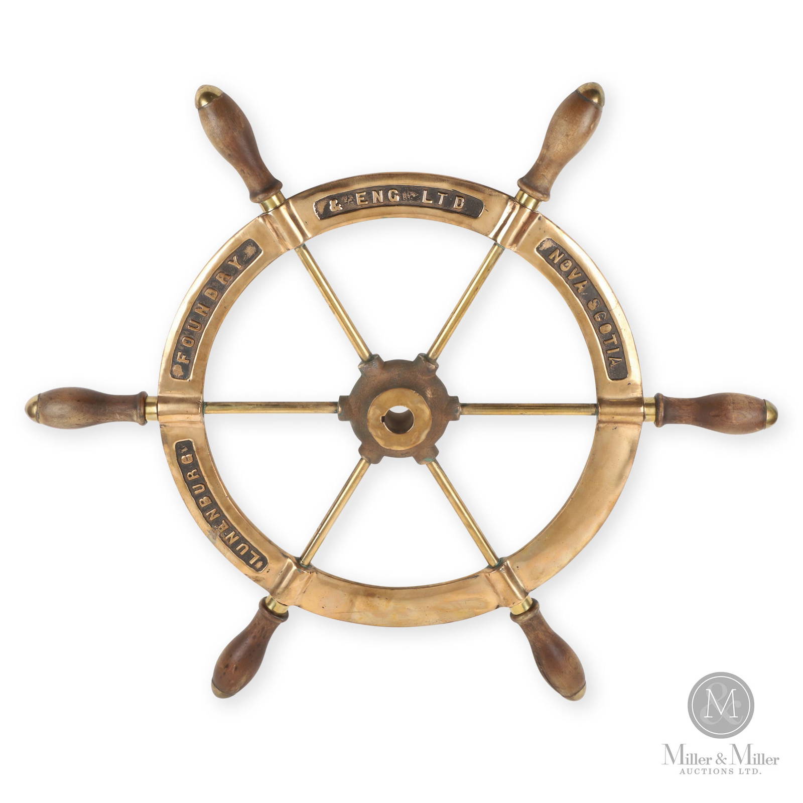 Lunenburg Foundry, Nova Scotia Ship's Wheel Auction