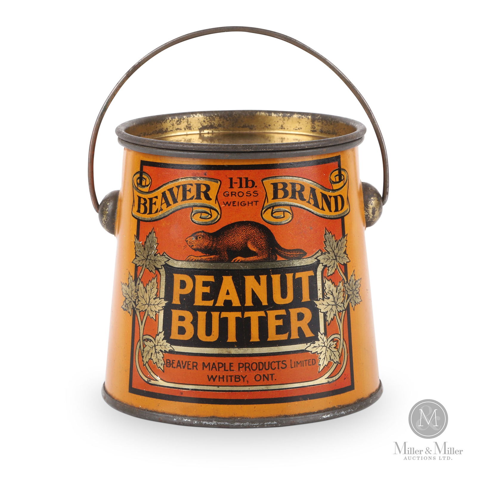 Beaver Brand Peanut Butter 1 Lb Tin Auction