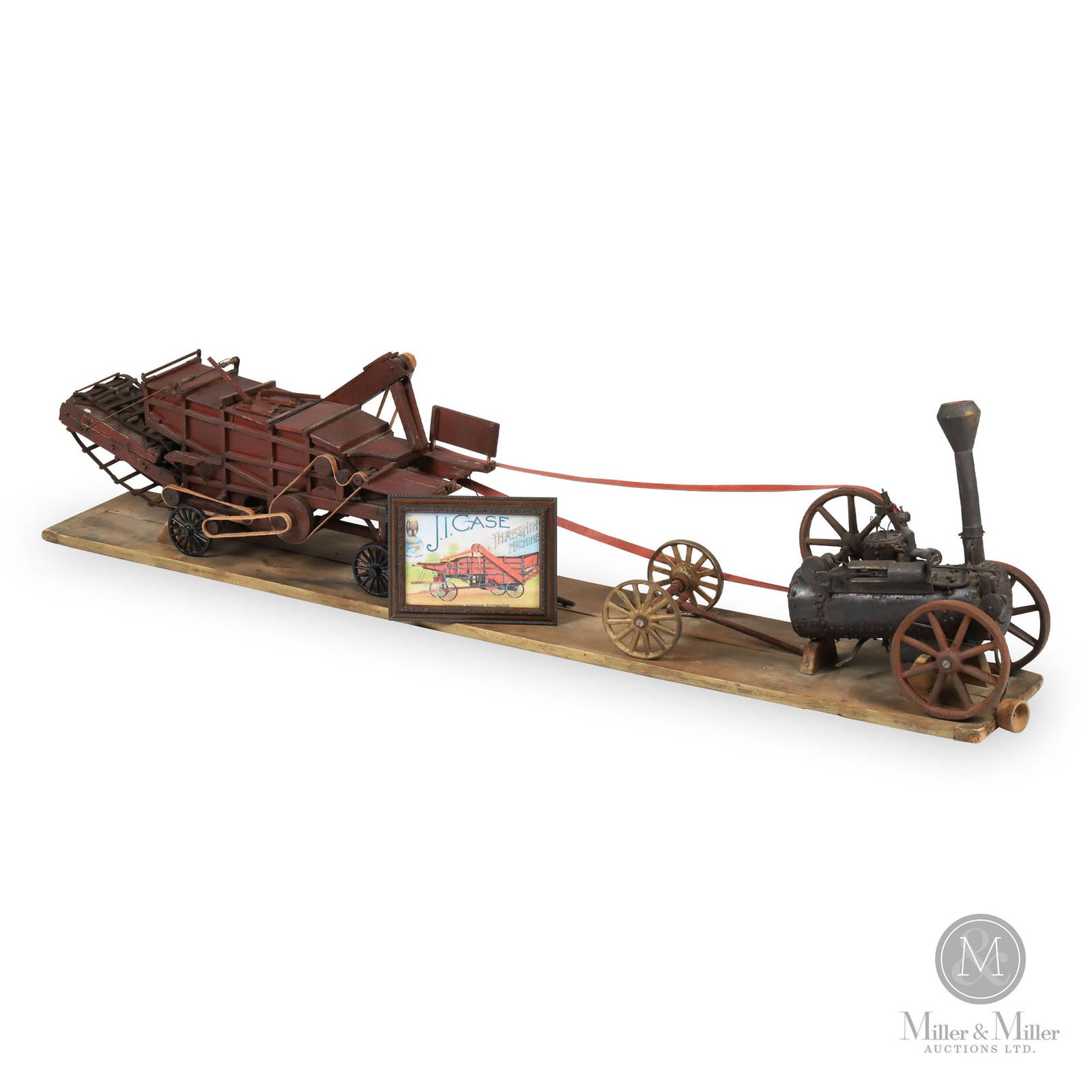 Model Traction Engine & Threshing Machine Auction