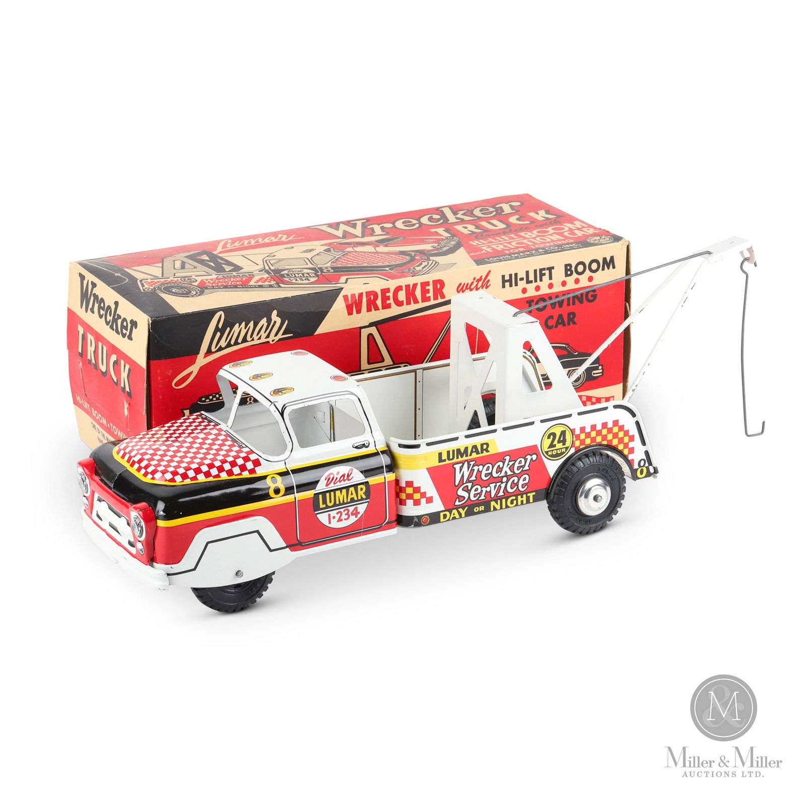 Marx Lumar Wrecker Truck With Hi-lift Boom Auction