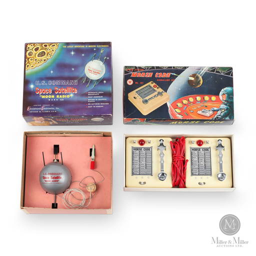 Space Satellite Moon Radio & Morse Code Signalling Sets