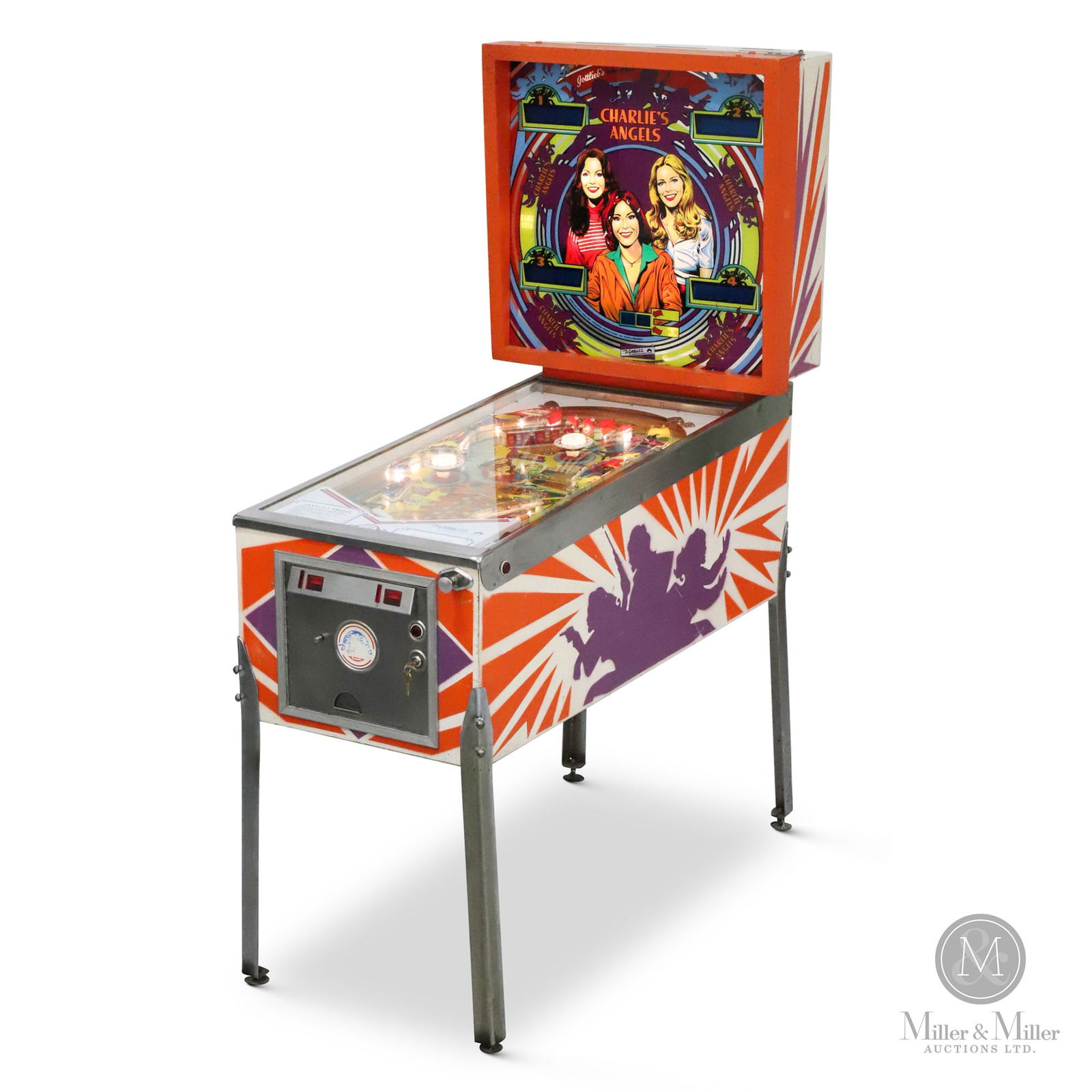 Gottlieb's Charlie's Angels Pinball Machine Auction