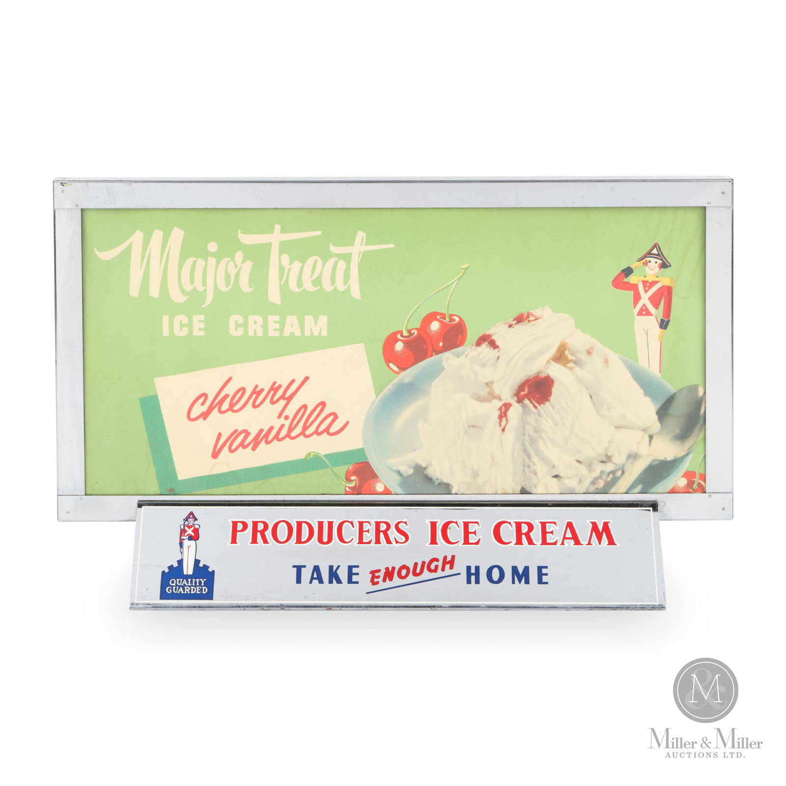 Major Treat Ice Cream Countertop Display Auction