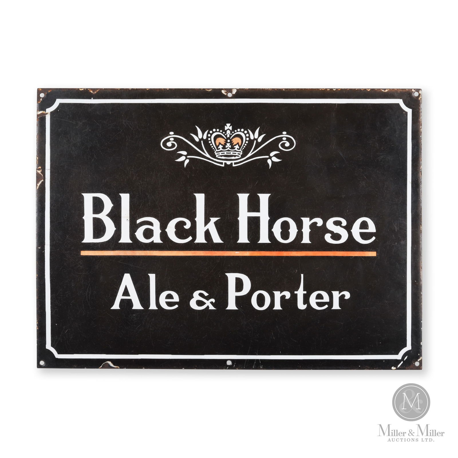 Dawes Black Horse Ale & Porter Sign Auction