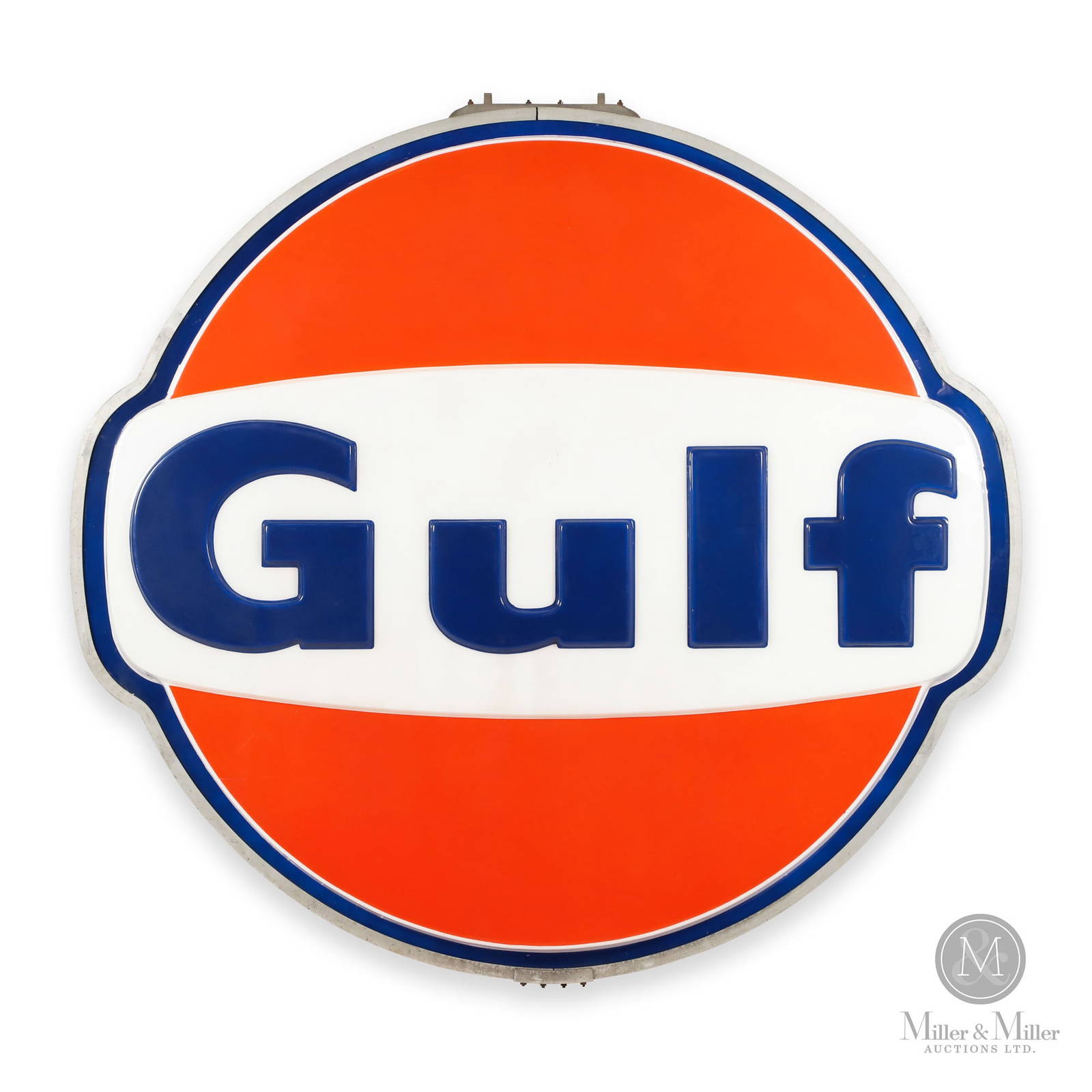 Gulf Service Station Lighted Sign Auction