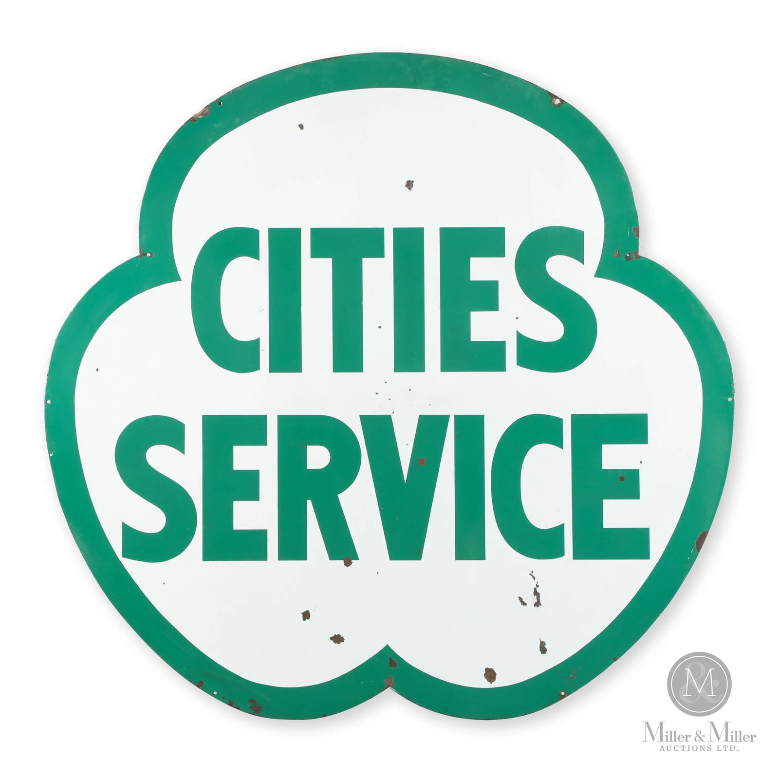 Cities Service Gasoline "cloverleaf" Sign Auction