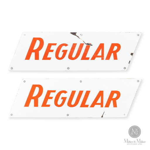 Supertest "regular" Gasoline Pump Signs