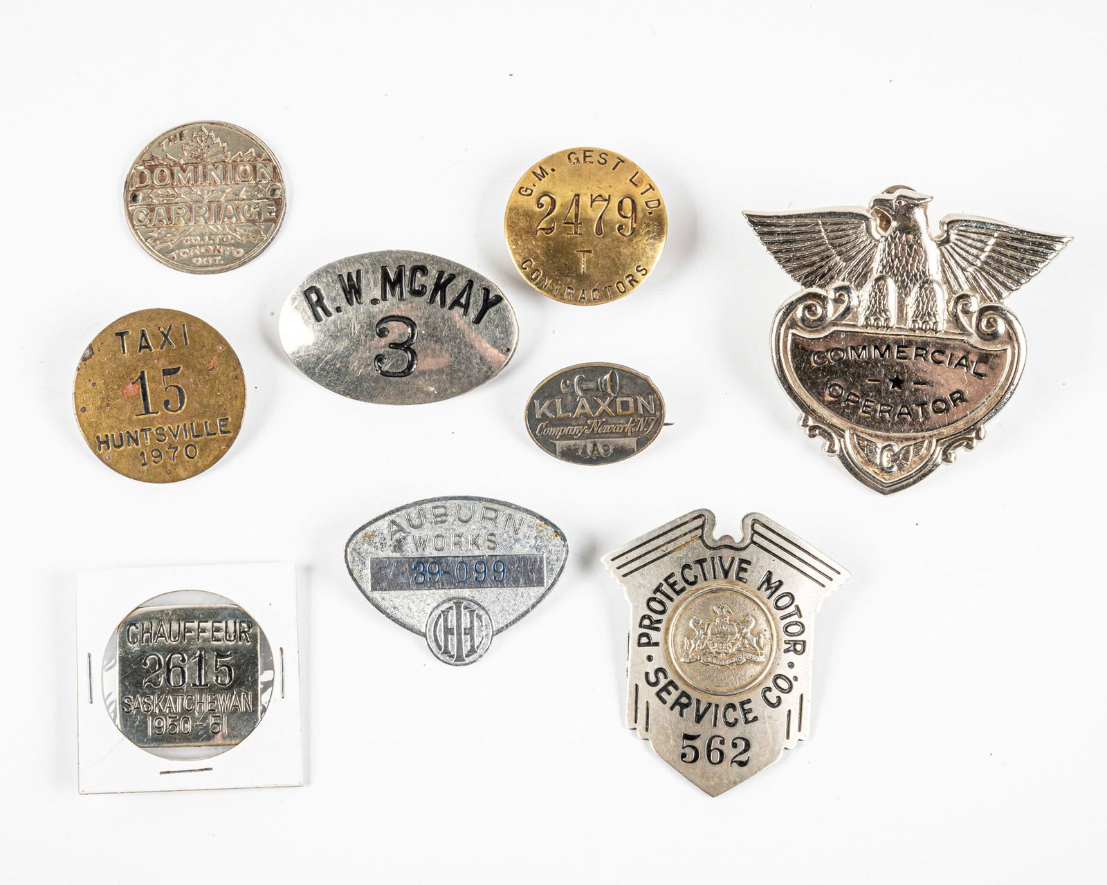 Occupational Uniform Badges Auction